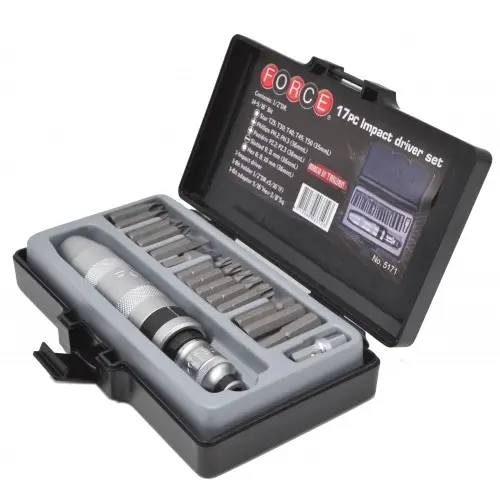 Отвёртка ударная + 16 насадок FORCE 5171 F - 5171 F - заказать Отвёртка ...