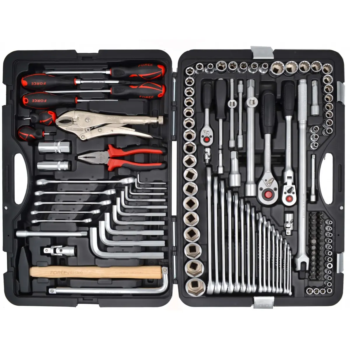 Набор инструмента комбинированый 142ед. 1/2" ,1/4", 3/8"(класические ...