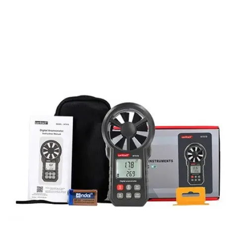 Анемометр крыльчатый USB, Bluetooth 0,3-30м/с, -10-45°C WINTACT WT87B ...